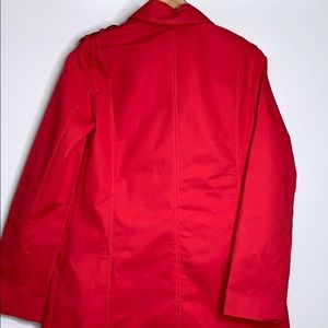 GAP | Jackets & Coats | Nwts Gap Red Cotton Classic Trench Coat | Poshmark